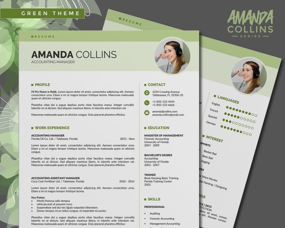 Classic and Clean Resume Template / Beautiful Classic Resume