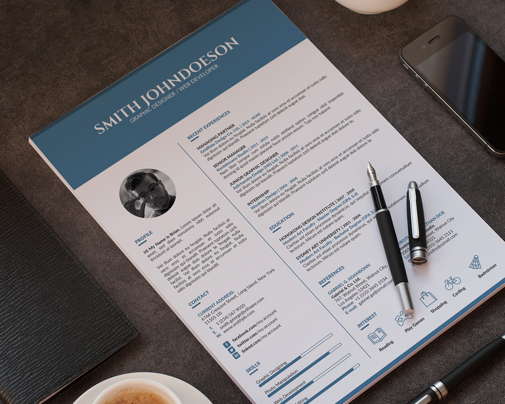 Classic and Clean Resume Template / Beautiful Classic Resume